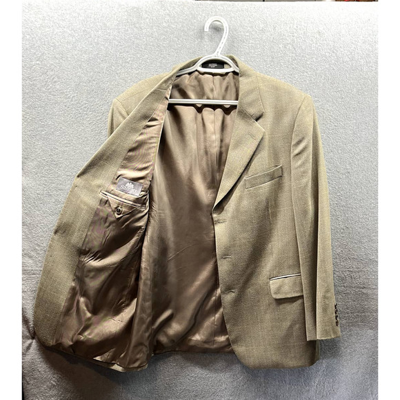 Stafford | Jackets & Coats | Stafford Executive Herringbone Light Tan ...